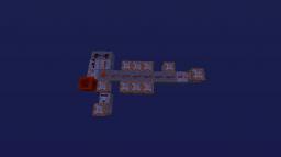 Secret redstone circuit activation concept Minecraft Map