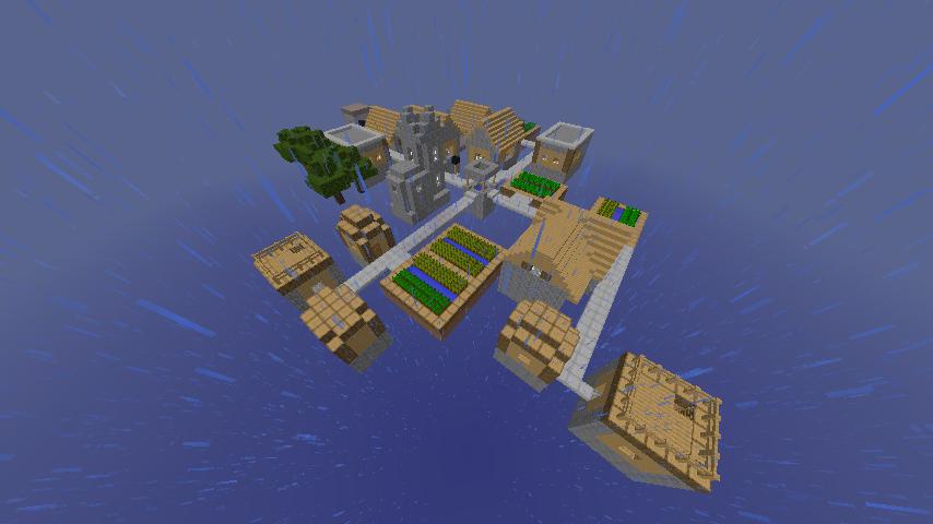 Sky village Minecraft Map