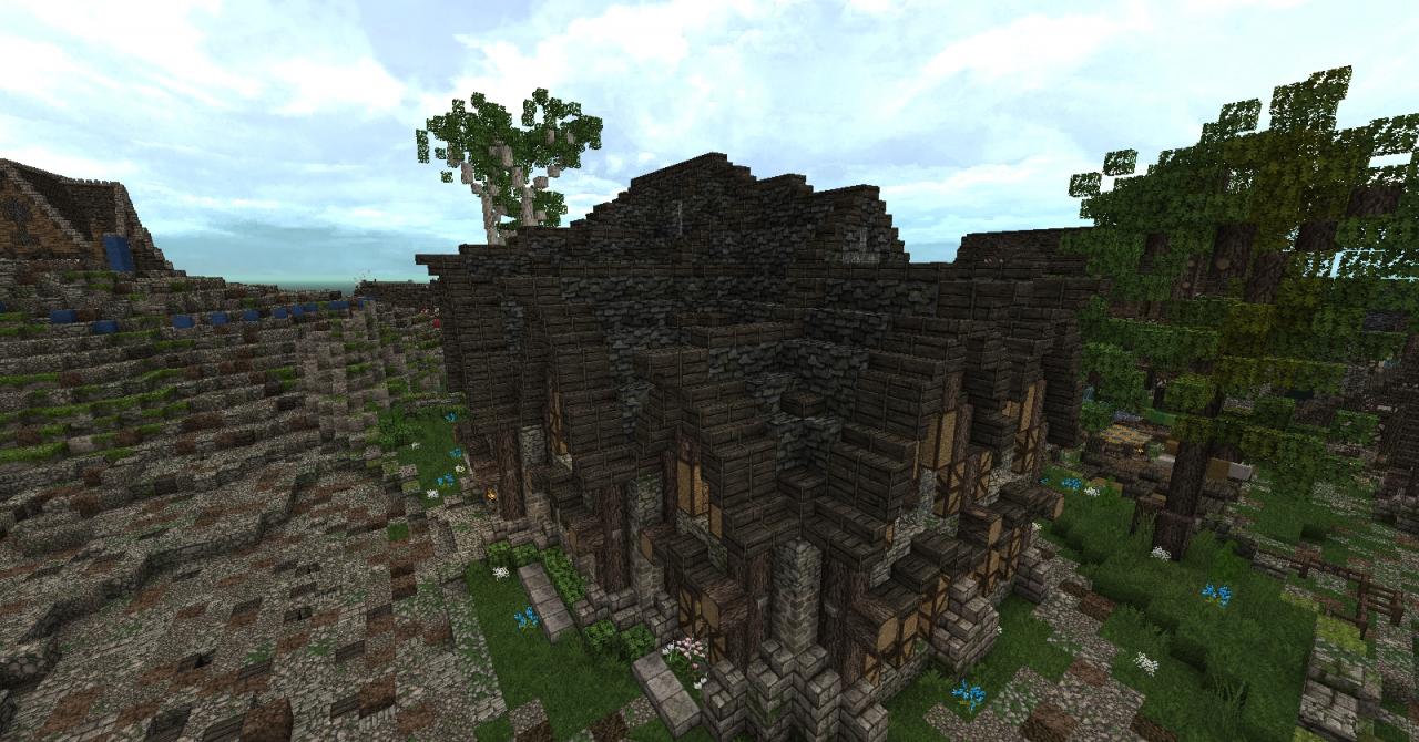 Human Style Healer / Hospital. Minecraft Map