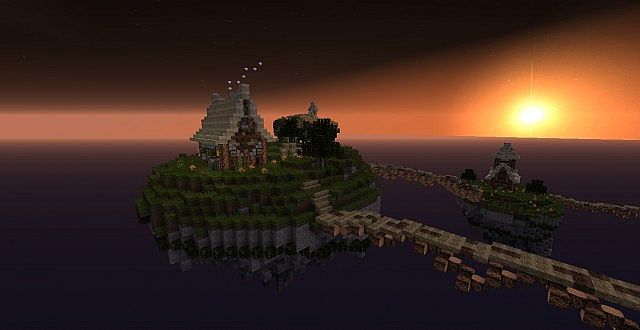 Sky Village Minecraft Map