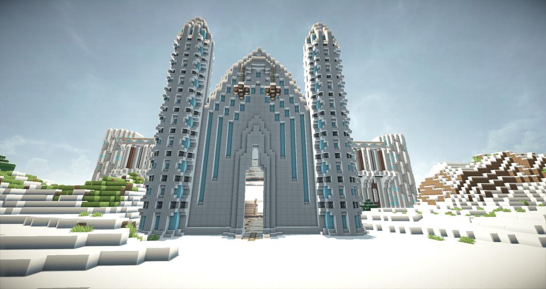 Ice Castle Minecraft Map