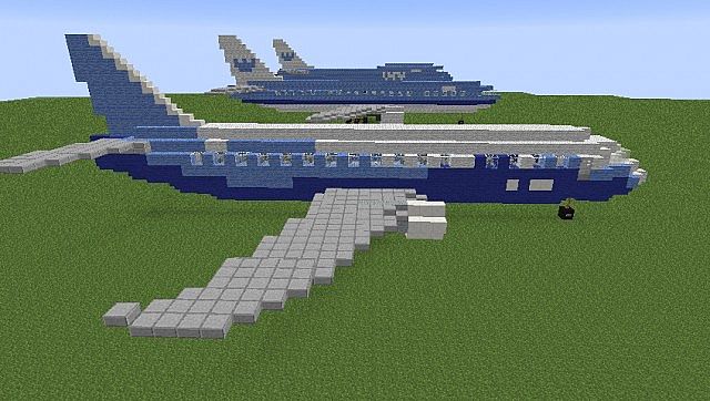 Boeing 787 Dreamliner - Boeing Livery Minecraft Map