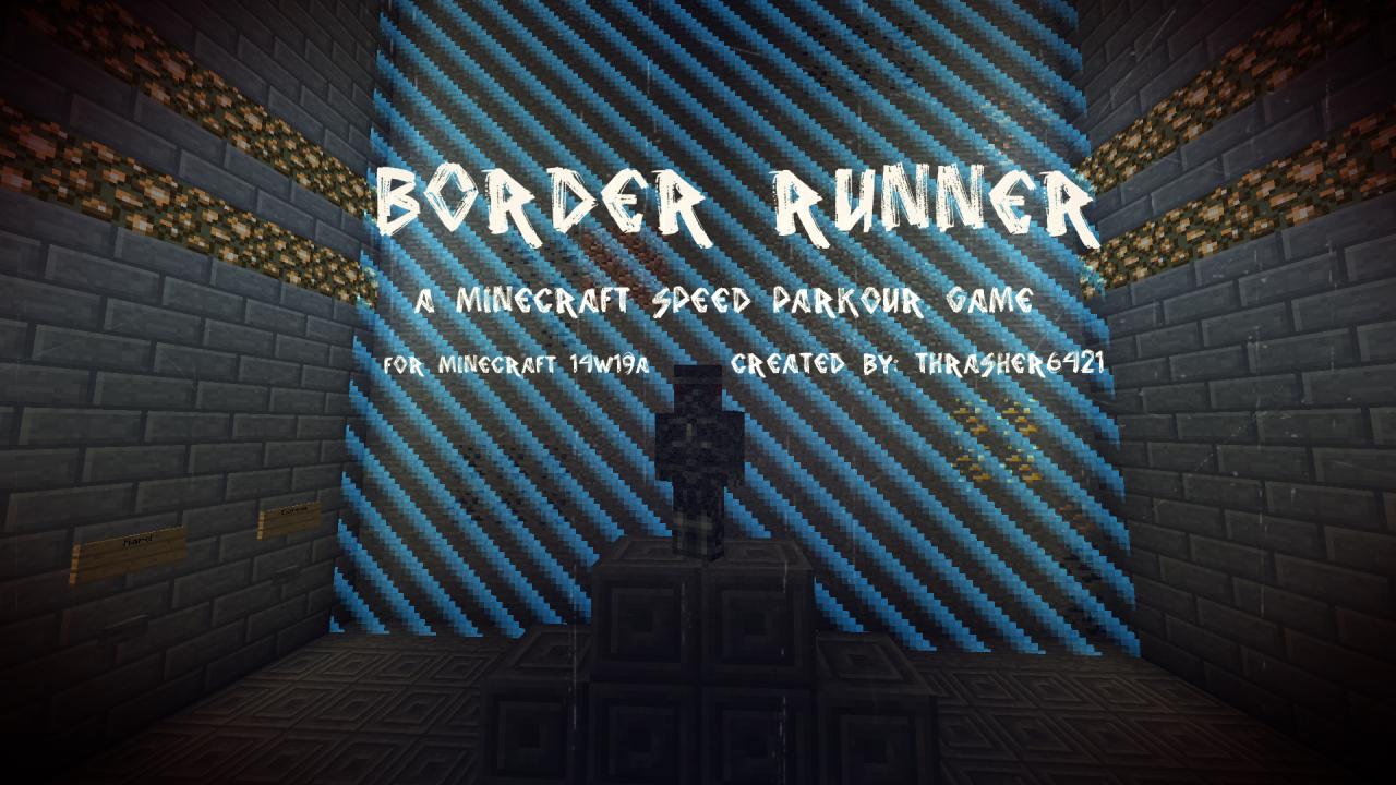 Border Runner Minecraft Speed Parkour Minecraft Map