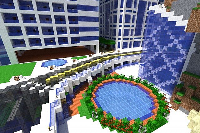 Modern/Future City Minecraft Map