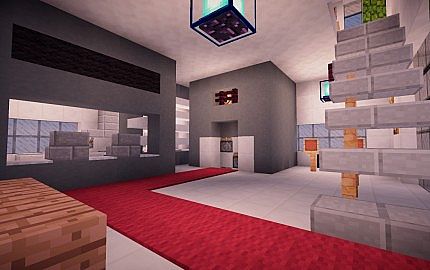 Modern Burger Shop Minecraft Map