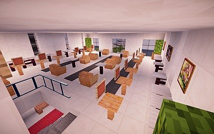 Modern Burger Shop Minecraft Map