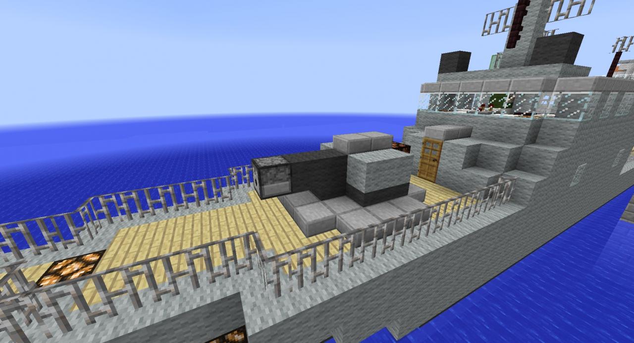 Military Frigate Minecraft Map