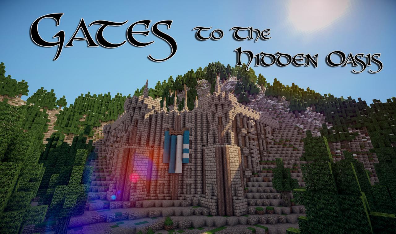 Gates to the Hidden Oasis Minecraft Map