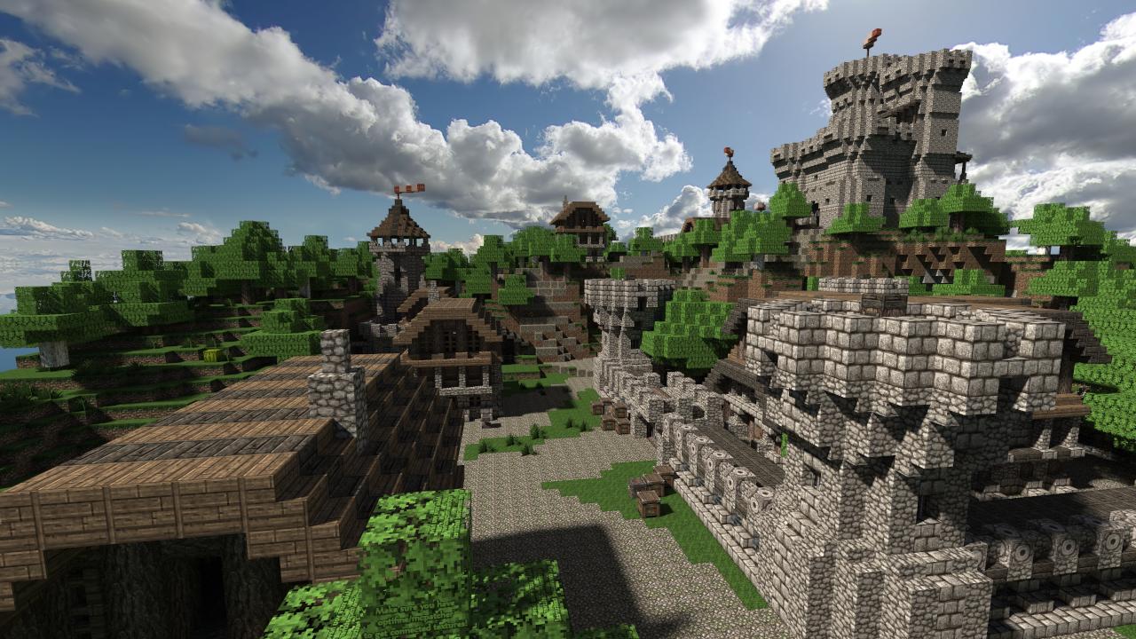 5 Medieval Builds - Pack Minecraft Map