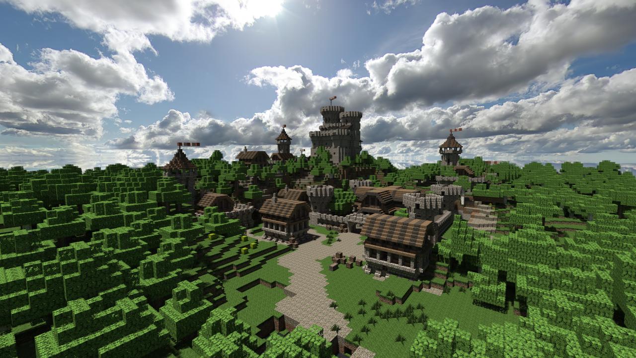 5 Medieval Builds - Pack Minecraft Map