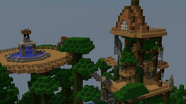 Grand Oak Jungle Base Minecraft Map
