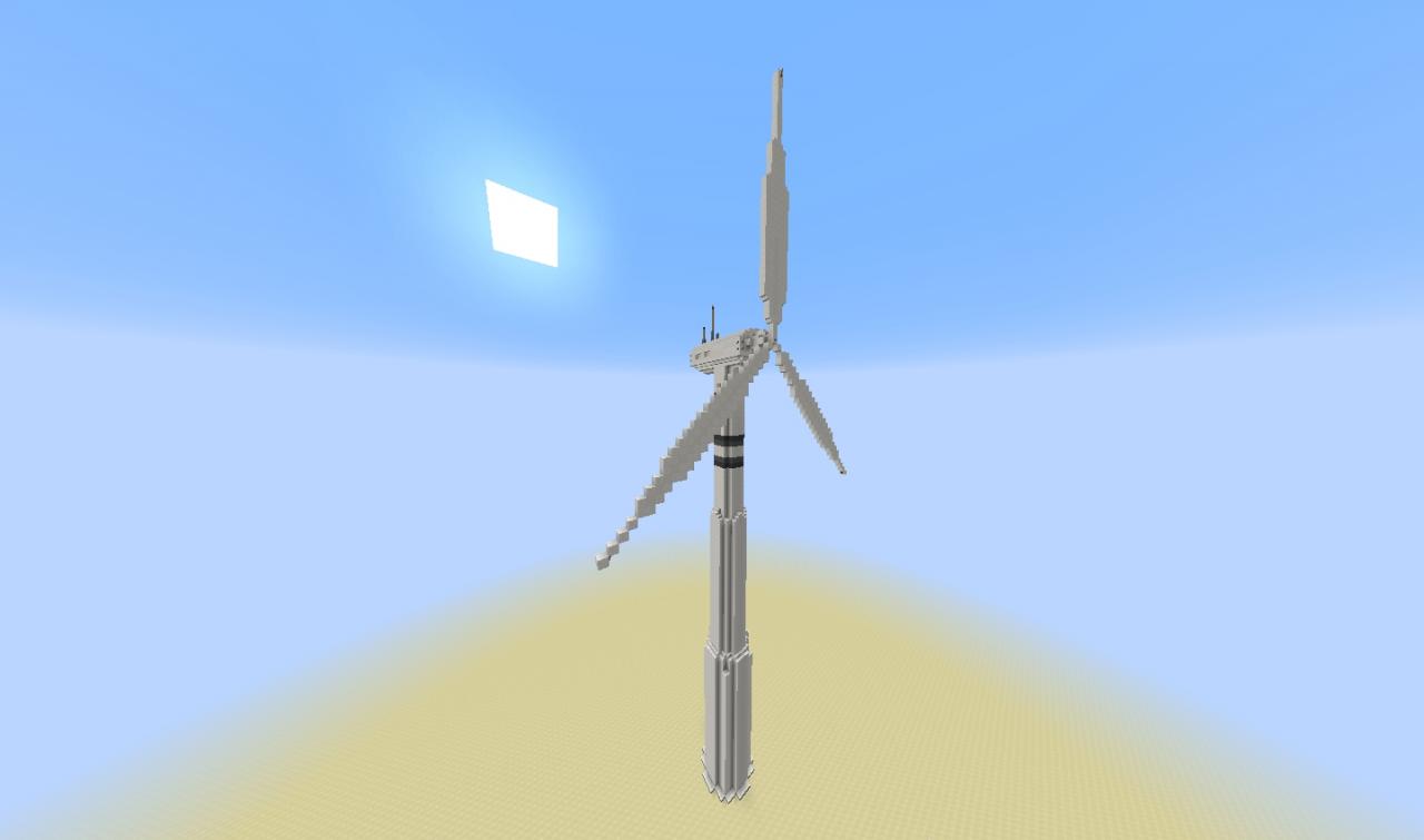 Modern windturbine | Creative Minecraft Project