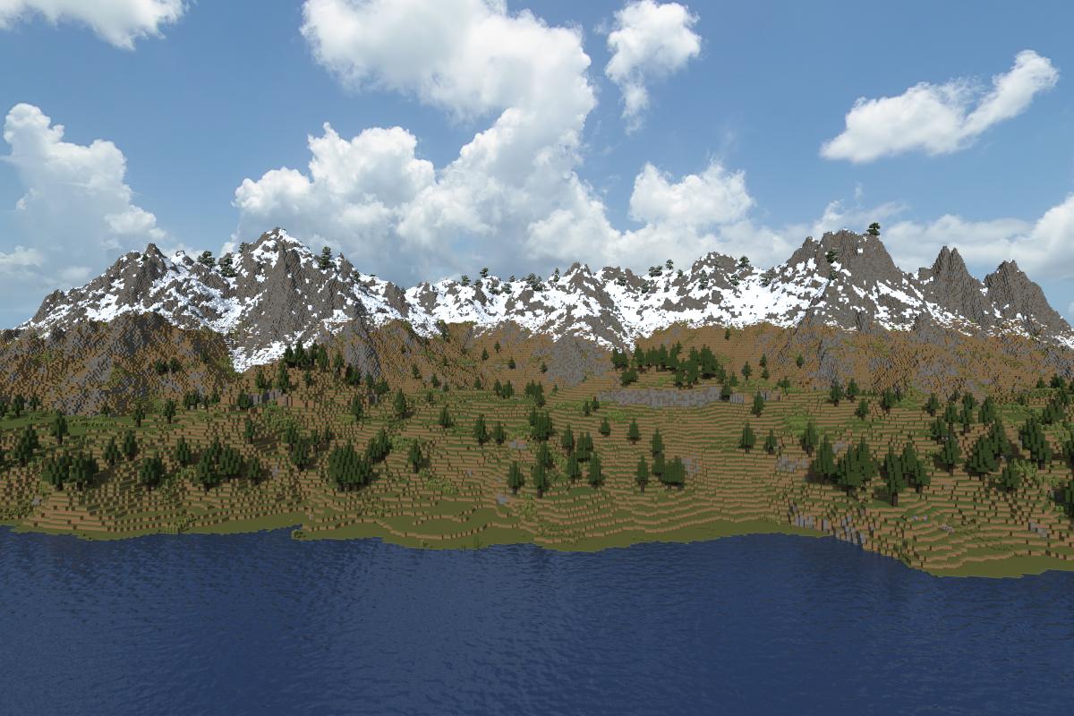 [Realistic custom terrain] Northern landscape Minecraft Map