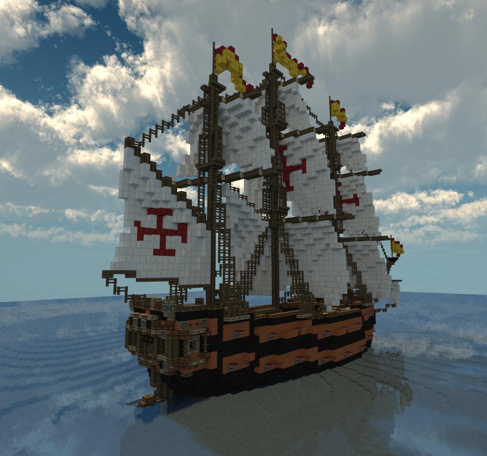 Spanish Frigate: Perla de España (Remake) Minecraft Map