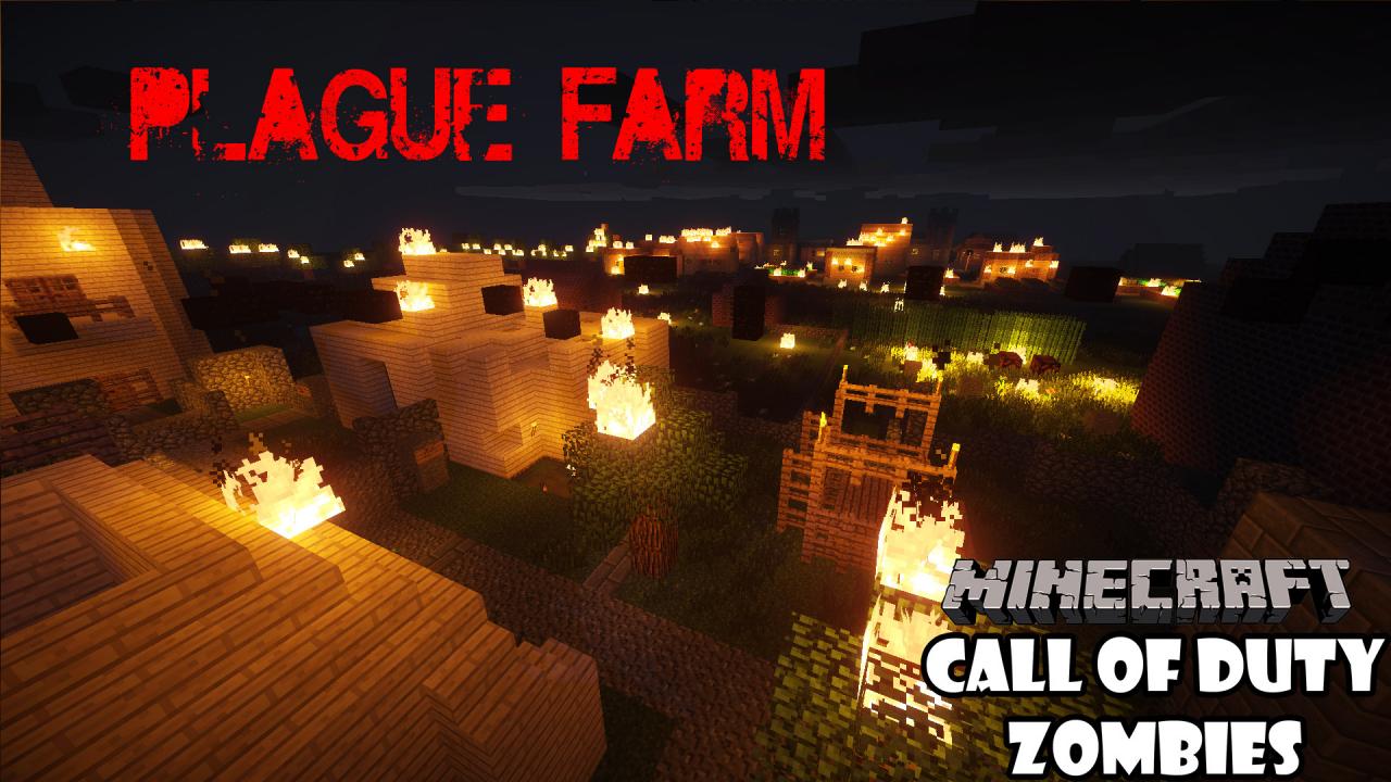 Plague Farm [Minecraft Call of Duty Zombie Map] [Snapshot 14w 18b or ...