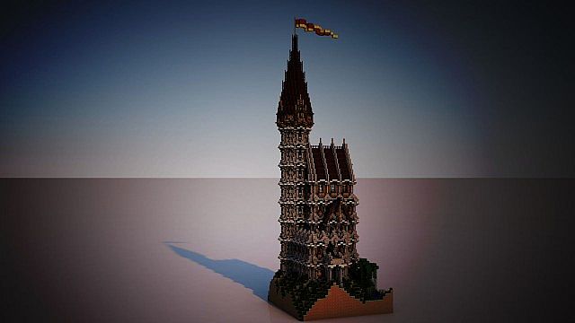 Fantasy Castle- 32x32 Vadact creative server plot Minecraft Map
