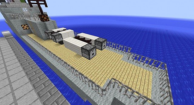 Military Frigate Minecraft Map