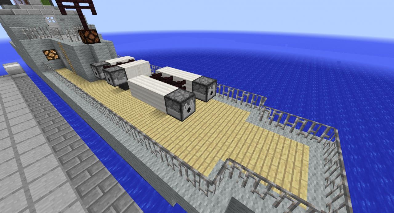 Military Frigate Minecraft Map