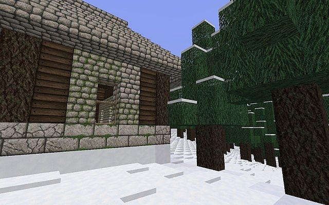 Medieval Snow Cottage Minecraft Project