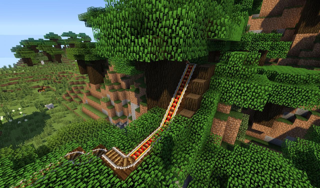 New Epic Rollercoaster!! Minecraft Map