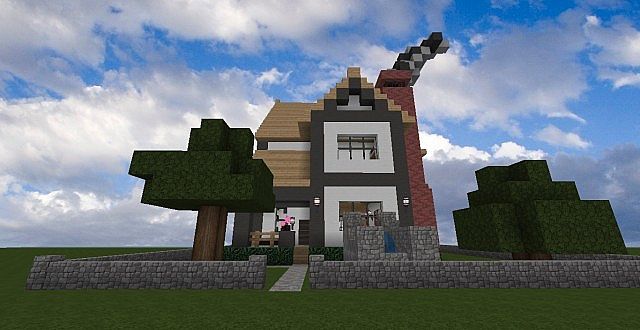 Suburban House No. 1 (Allium) Minecraft Map