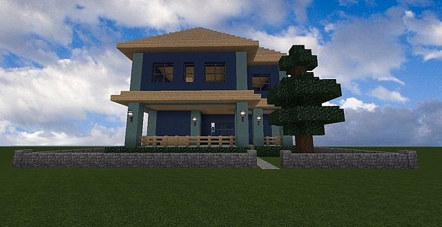 Suburban House No. 2 (Bleumaison) Minecraft Map