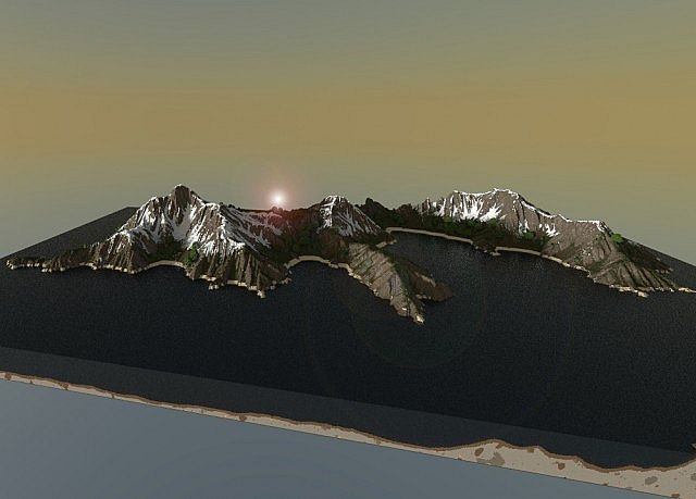 Super Realistic Mountainzzz!! Minecraft Map