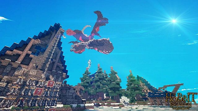 The Hobbit "Esgaroth" in Minecraft (Water city) (Cinematic + Download ...