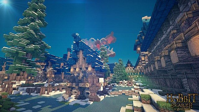 The Hobbit "Esgaroth" in Minecraft (Water city) (Cinematic + Download ...