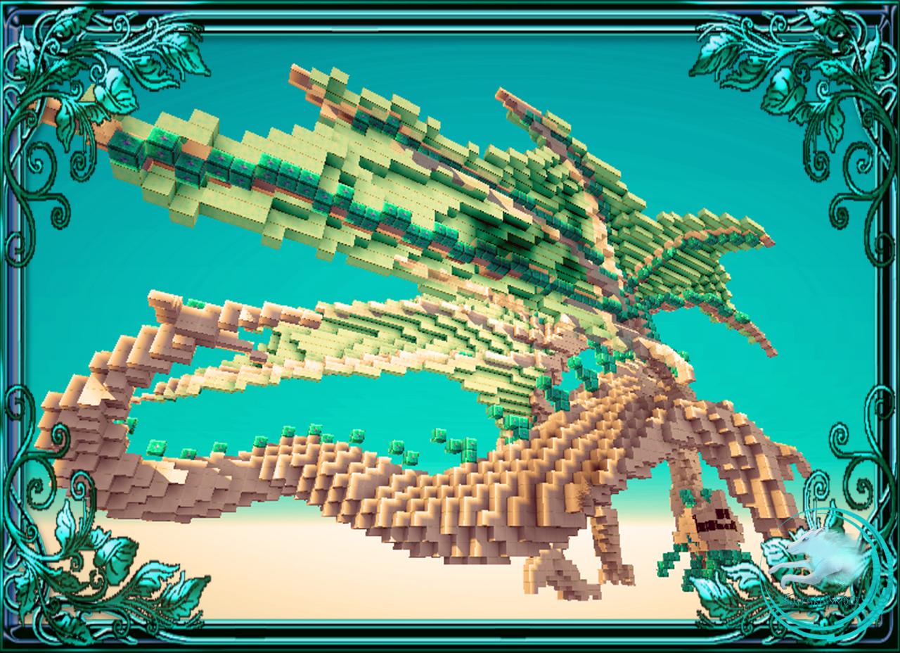 tiny dragon of water temple by Kataria Minecraft Map