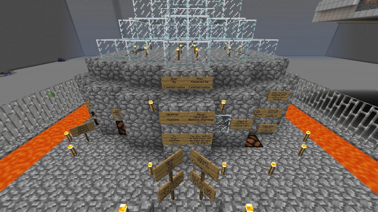 Fate's Redstone Machines and Devices Minecraft Map