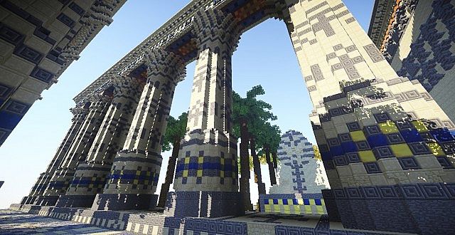 Temple of Amun-Ra at Luxor Minecraft Map