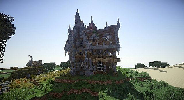 Rustic/Gothic Manor Minecraft Map