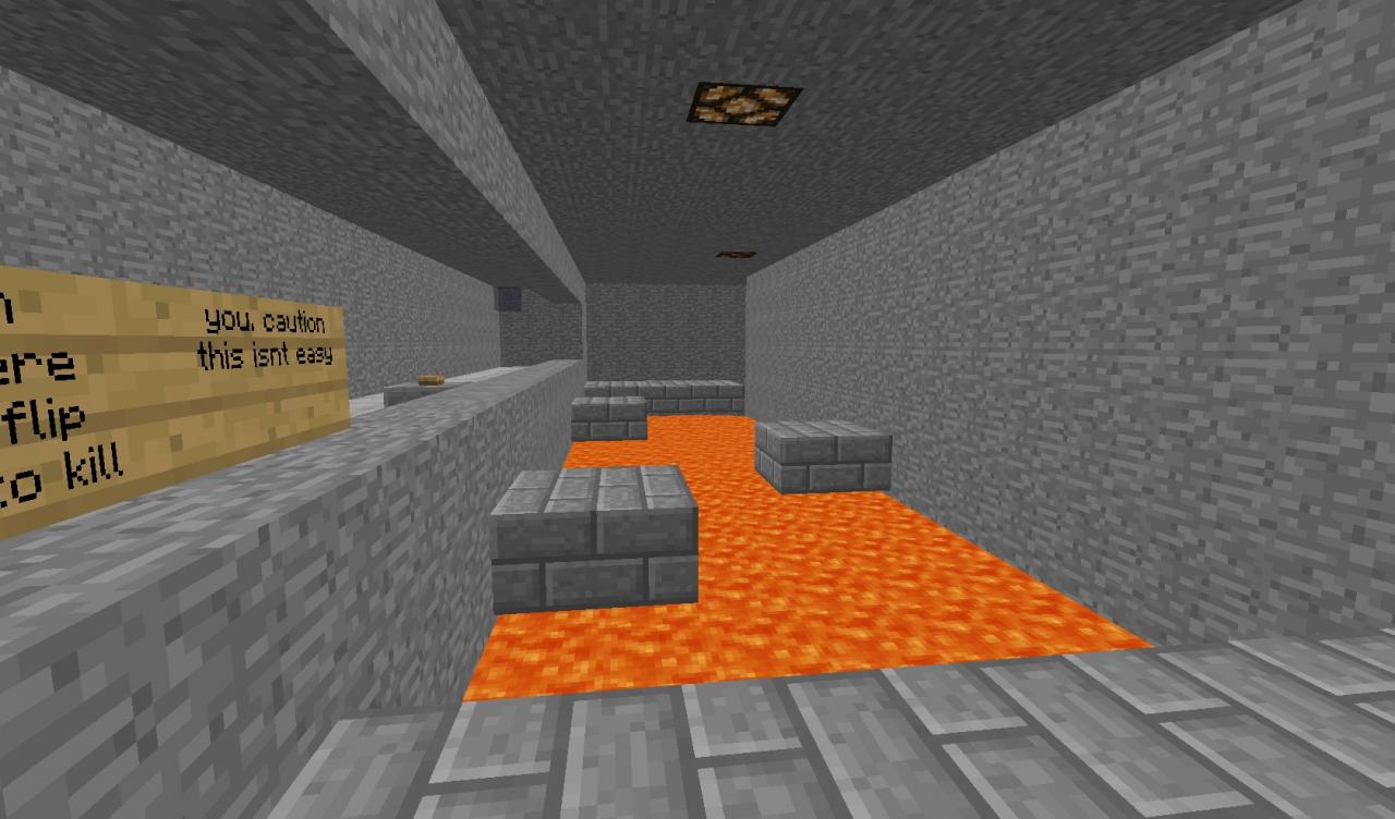 Death Run [Multiplayer Only] Map: Darkness Minecraft Map
