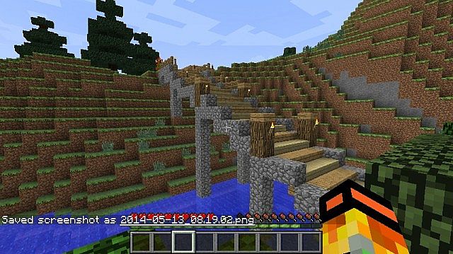 Hill Village Minecraft Map