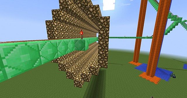 Huge Roller Coaster 2 Minecraft Map