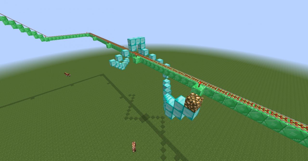 Huge Roller Coaster 2 Minecraft Map
