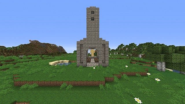 Little cobblestone Church Minecraft Map