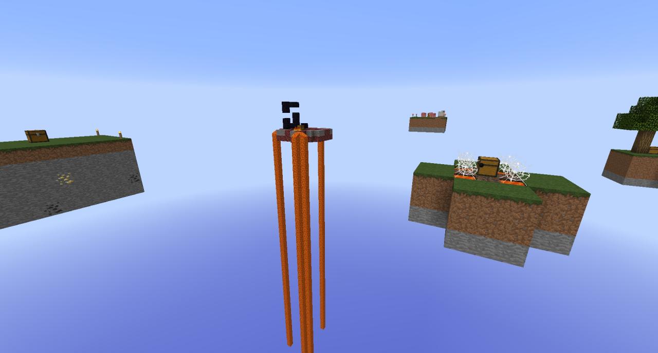 Skyblock Islands 5 Main Islands + Mini Islands Minecraft Map