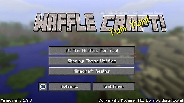 Wafflecraft! Version 1.0 Minecraft Texture Pack