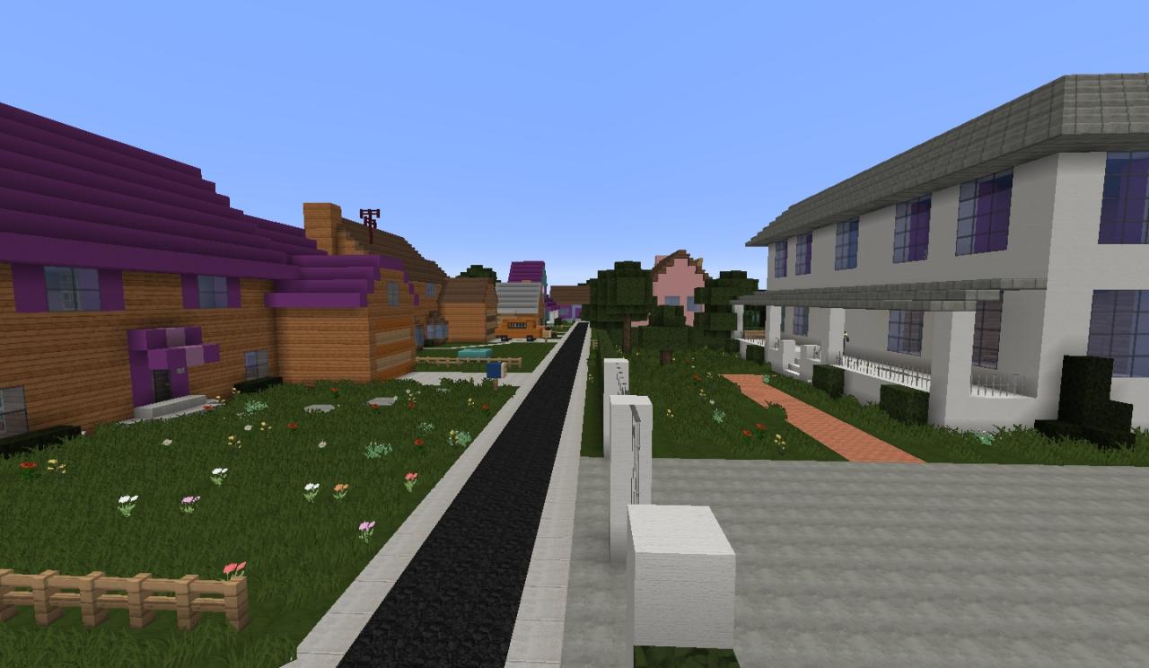 Springfield (WIP) FlowsHD texturepack recommended Minecraft Map