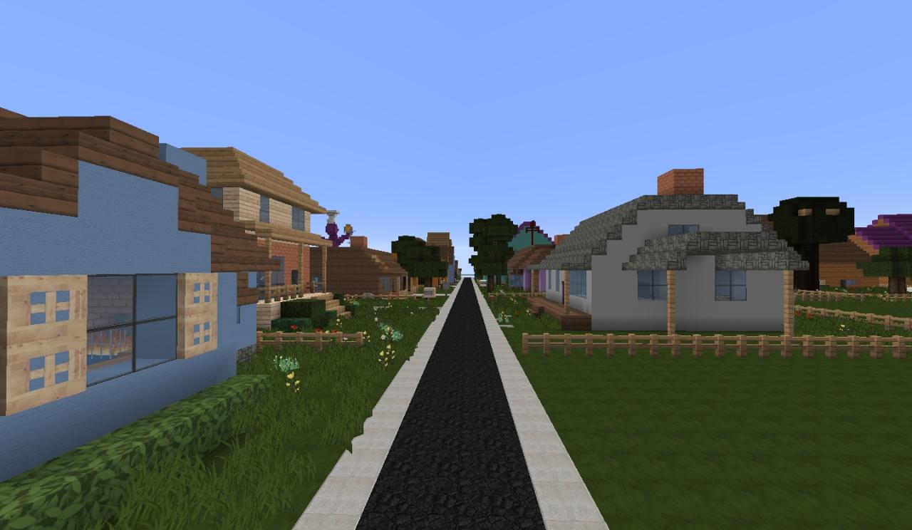Springfield (WIP) FlowsHD texturepack recommended Minecraft Map