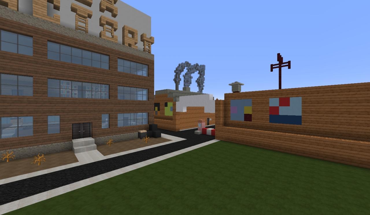 Springfield (WIP) FlowsHD texturepack recommended Minecraft Map