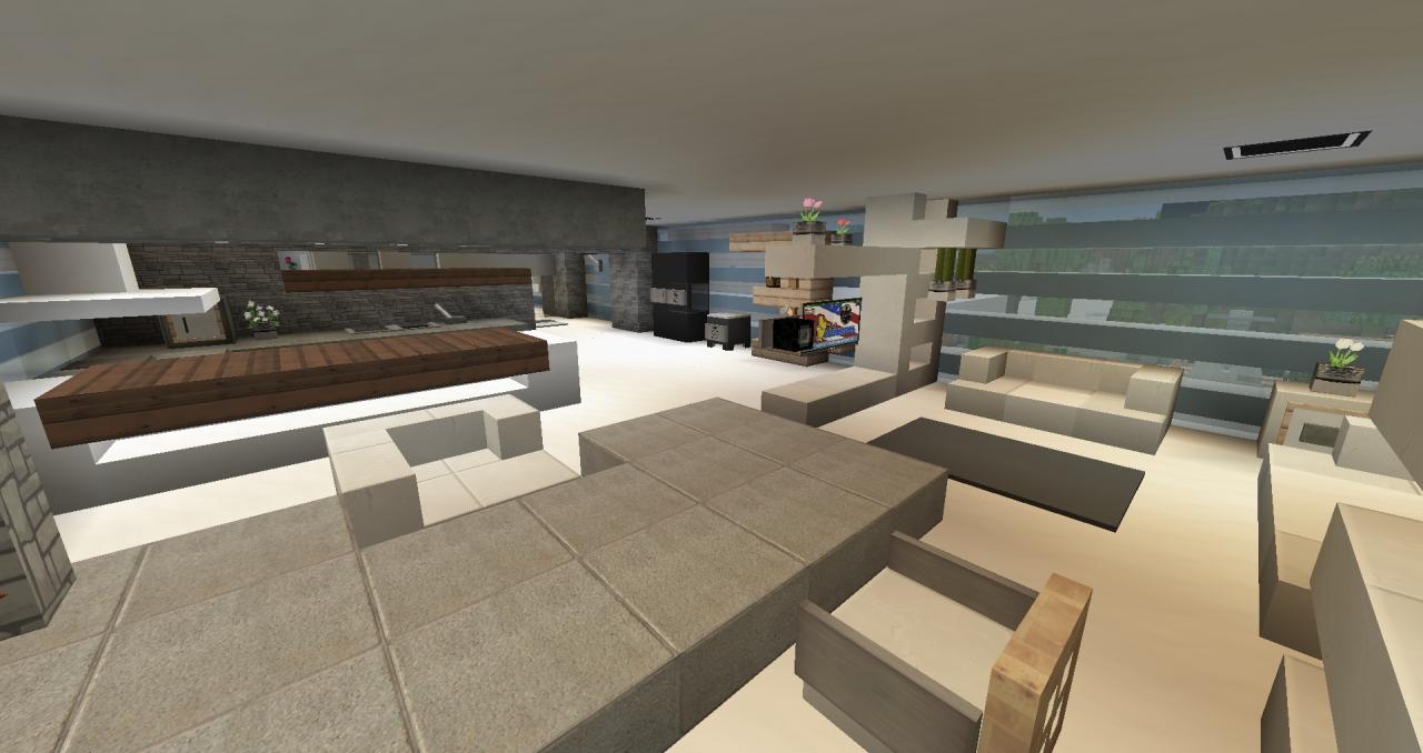 Ultra modern house created for Disabled persons Minecraft Map