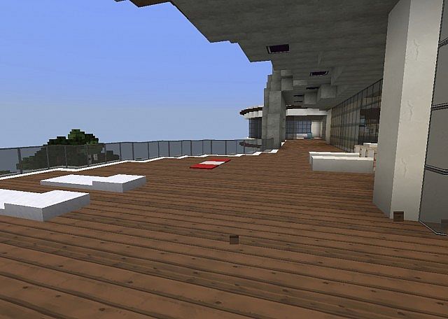 Modern Cliffside House Minecraft Map