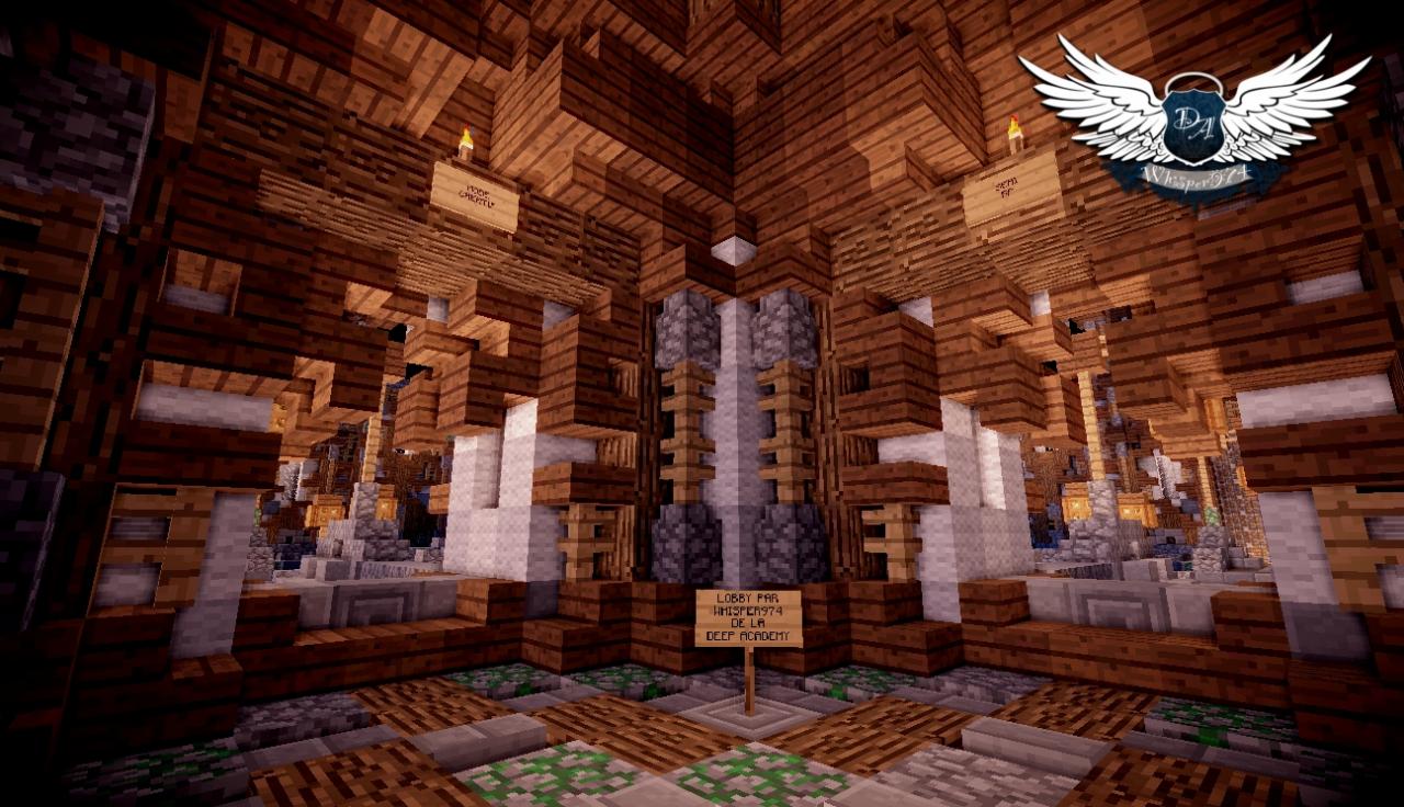 Typical medieval / fantastic lobby ( 200*200 ) Minecraft Map