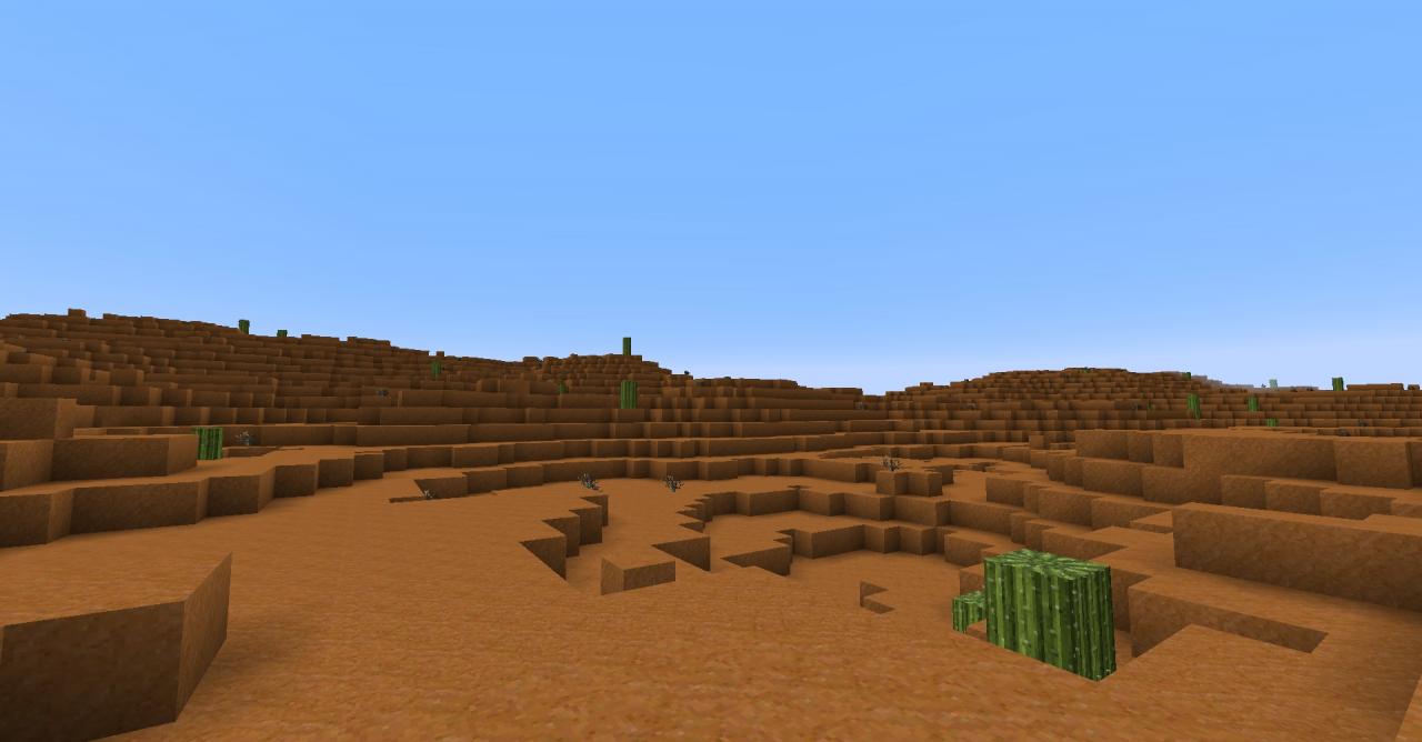 Realistic Red Desert 1.024 x 1.024 Minecraft Map