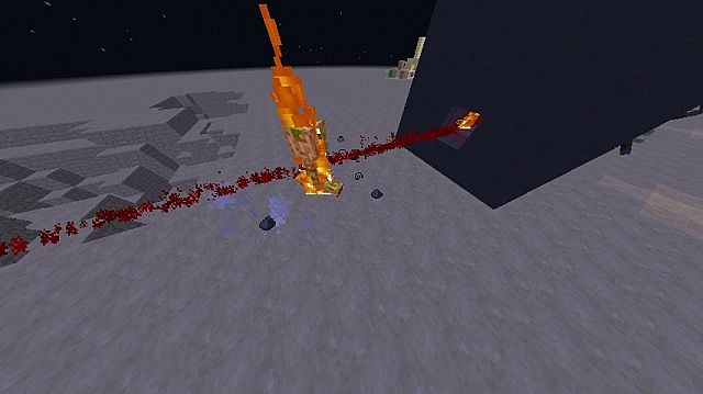 Laser beam in vanilla Minecraft Minecraft Map