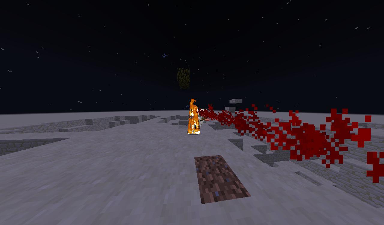 Laser beam in vanilla Minecraft Minecraft Map