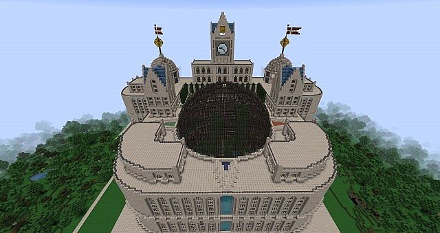 grand mansion. Lovecraft inspired Minecraft Map